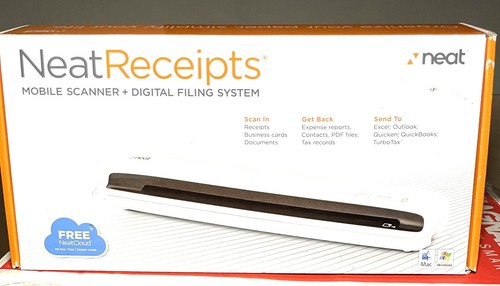 Neat Receipts NM-1000 Mobile Scanner & Digital Filing System - Mac & PC ...