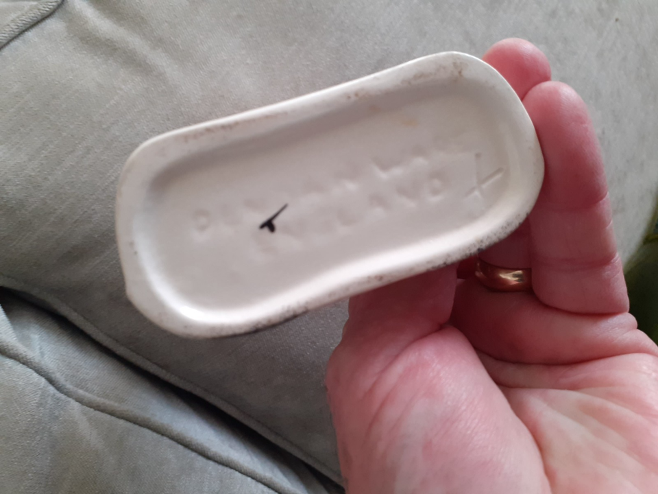 Howard Holt Style Dendon Ware Ceramic Stylised Cat Memo Minder Notepad ...