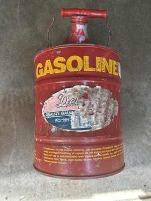 Vintage Delphos 1 Gallon Galvanized Gas Can No. 201 sold by Agway York ...