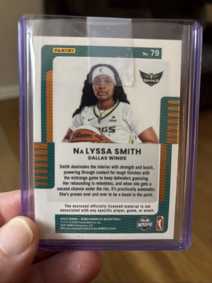 2025 Panini Donruss WNBA Jersey Series NaLyssa Smith #79 Green 24/30 ...