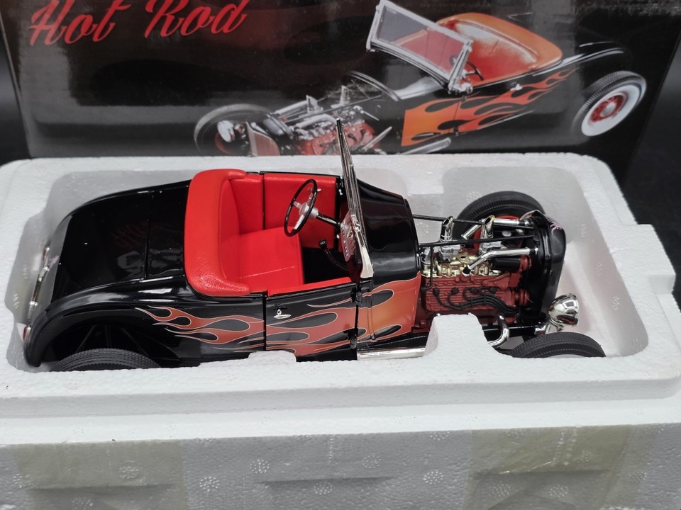 ACME 1929 Ford Hot Rod Convertible 1:18 Diecast Car A1804002 Limited 1 ...