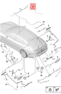 Genuine PORSCHE Panamera 971 97A 97B 97C Wire Set 971971247 | eBay