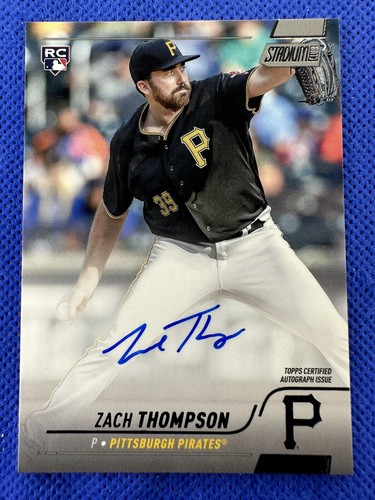 2022 SCBA-ZT Zach Thompson Topps StadiumClub OnCard Topps Certified ...