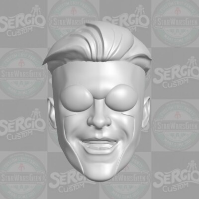 Invincible v2 Mark Grayson custom head for 1:10 1:12 1:18 1:6 action ...