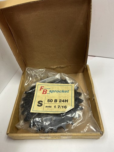 NEW 50 B 24H Type B Finish Bore Sprocket 1 7/16 | eBay
