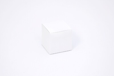 25 x Small White cardboard Box for Small Product or Gift Box 2x2x2 cm ...