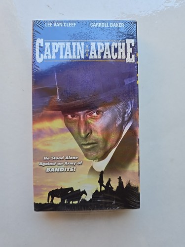 CAPTAIN APACHE - VHS - LEE VAN CLEEF - CARROLL BAKER - BRAND NEW SEALED ...