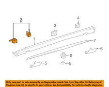 MERCEDES OEM 10-13 E350 Exterior-Rocker Molding Clip 0019910171 | eBay