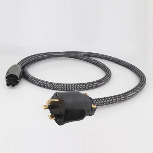 1M Krell Audiophile HiFi Audio AC Power Cable UK Amplifier Power Cord ...