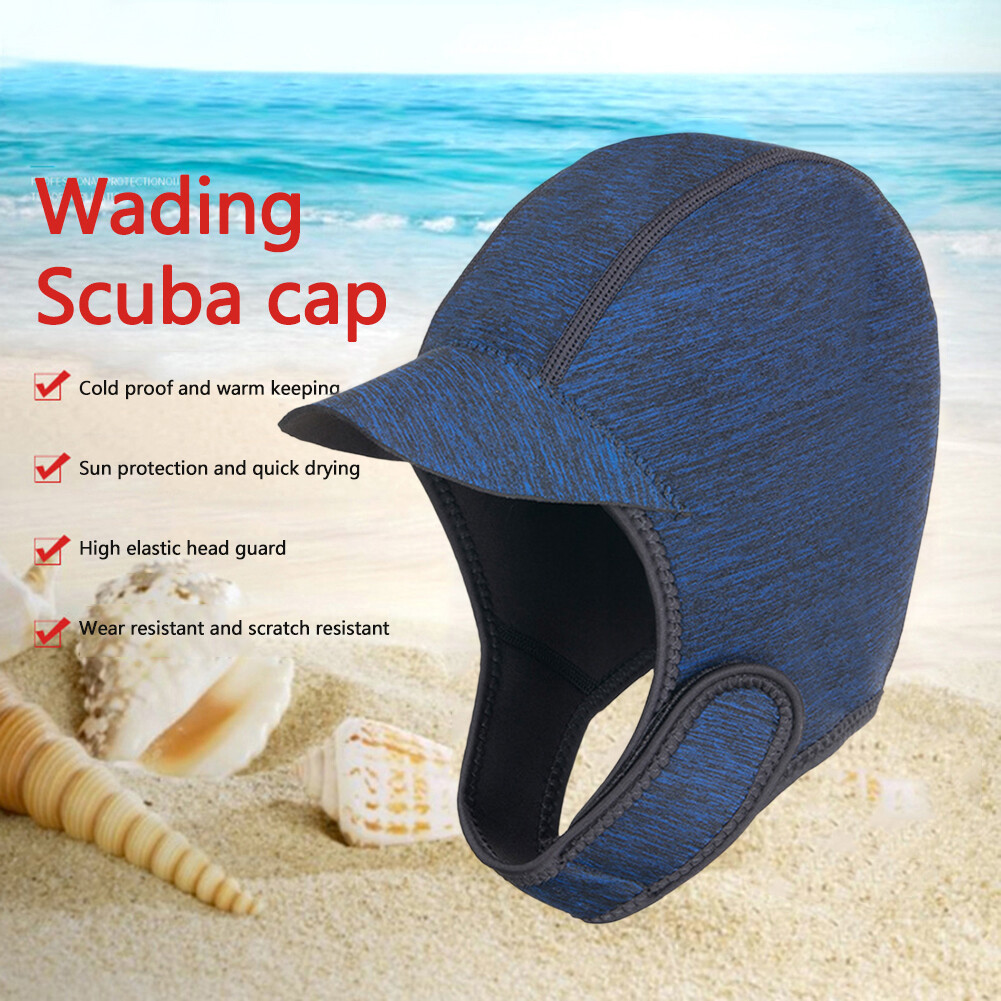Neoprene Head Protection Cap Cold-proof Scuba Diving Beanie for ...