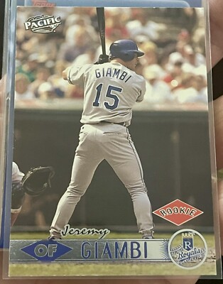 1999 Pacific Baseball Card #204 Jeremy Giambi Blue parallel Variation ...