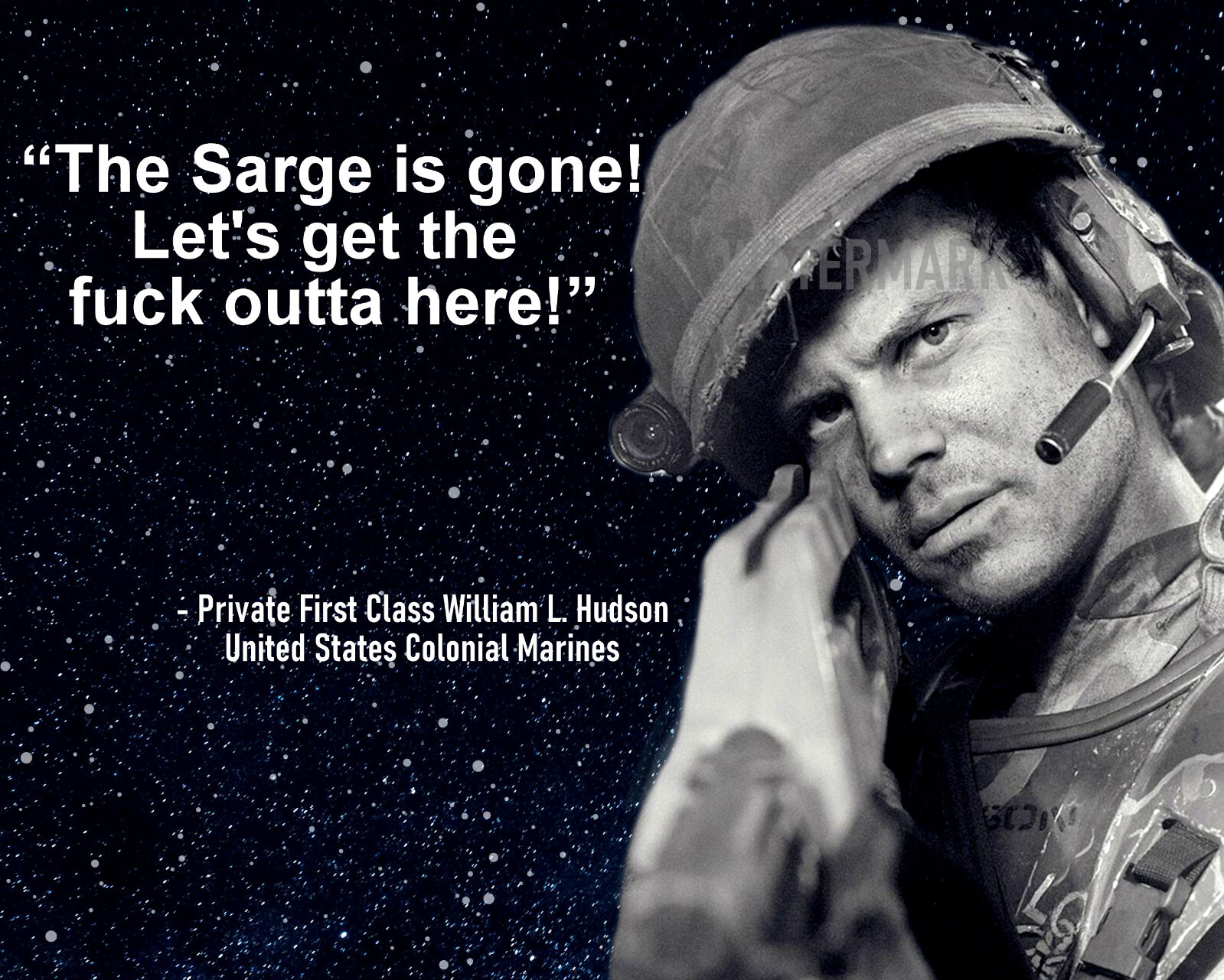 ALIENS PRIVATE HUDSON MOVIE QUOTE THE SARGE IS GONE HUNT PHOTO 8X10 | eBay