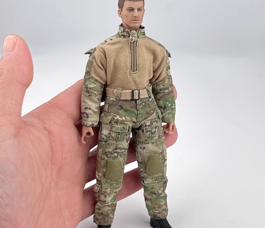 CCN1216 1/12 Scale Male Soldier G3 Combat Suit Top+ Pants for 6'' Male ...