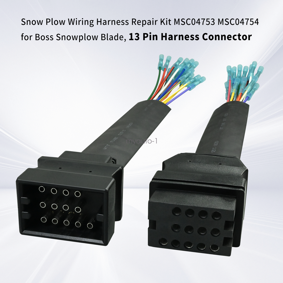 13 Pin Connector Repair kit for Boss Snowplow Blade MSC04753 MSC04754 ...