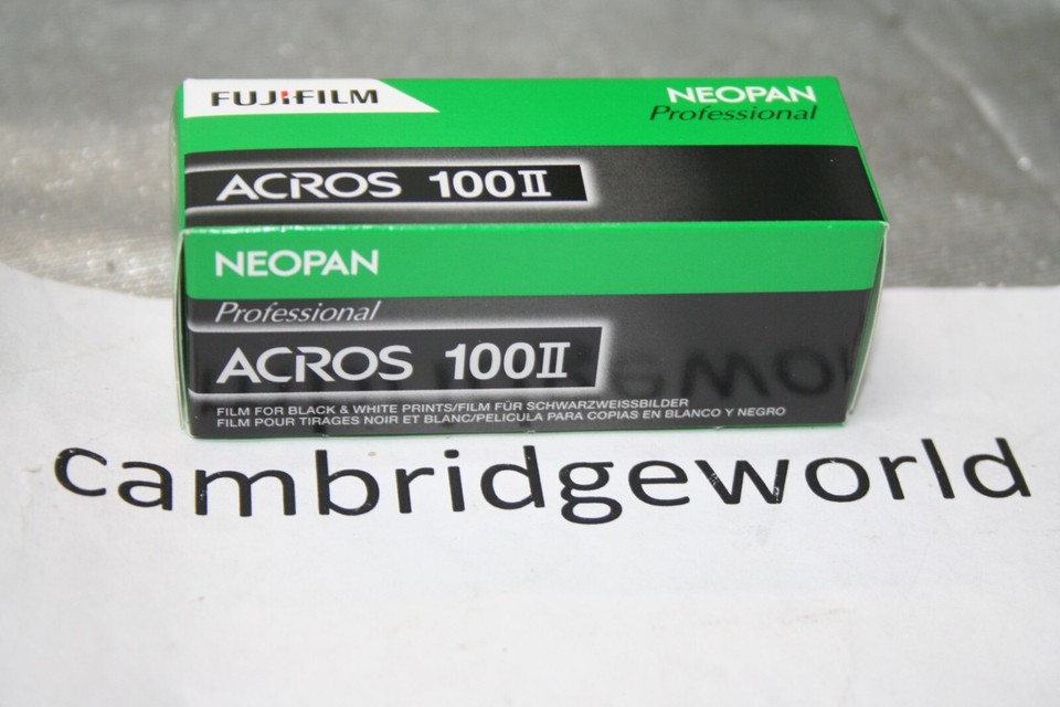 Fujifilm FUJI Neopan 100 Acros II Black &White 120 Roll Film FRESH 6/24 ...