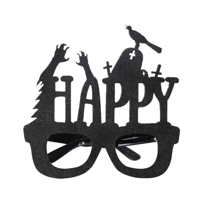 Novelty Halloween Glasses Frames Funny Pumpkins Bat Spider-Costume ...