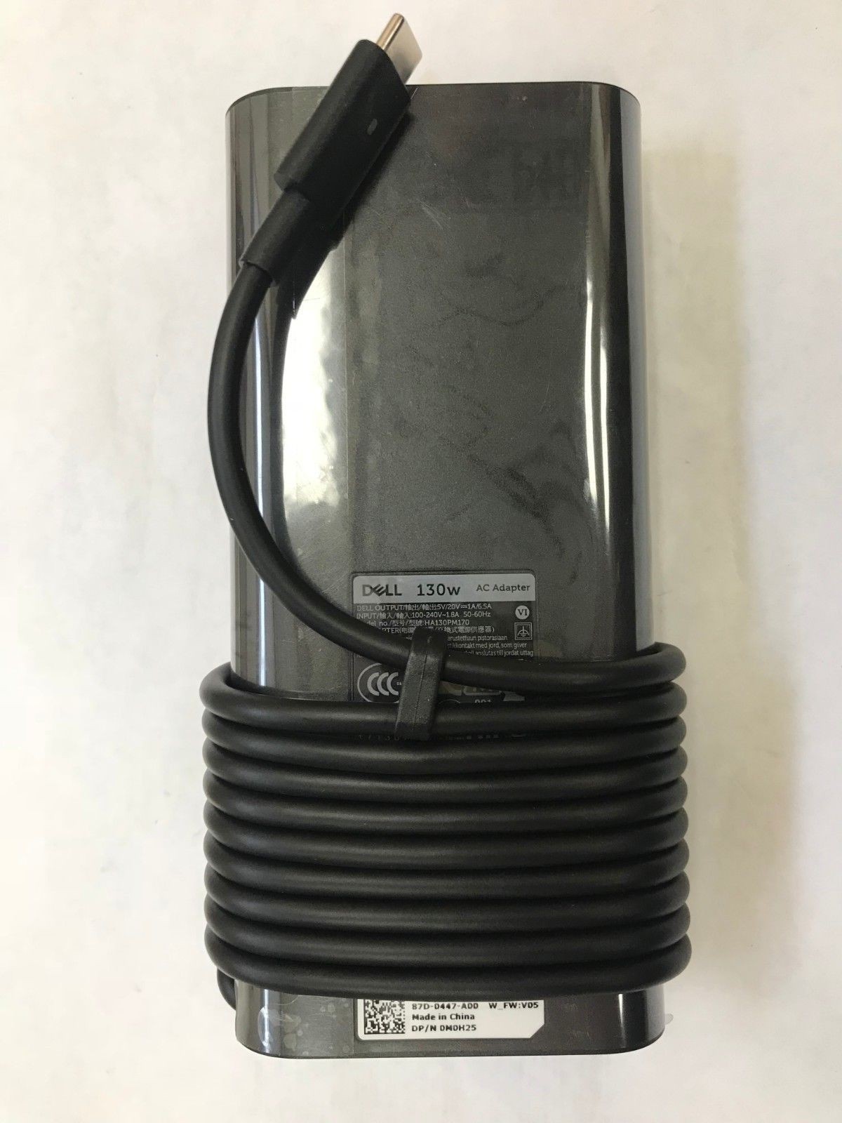 Dell HA130PM170 130W USB-C Charger/Adapter - Black for sale online | eBay