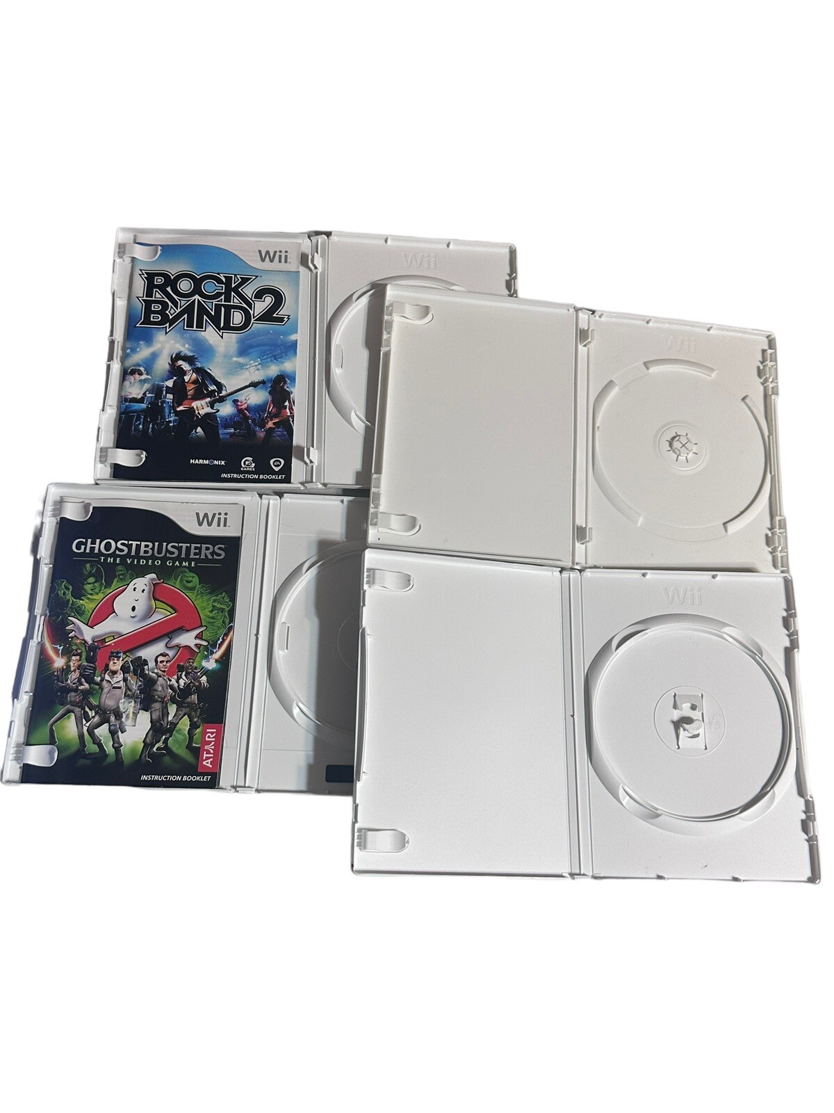 Official OEM Nintendo Wii Empty Replacement Game Cases Set Lot Of 4 | eBay