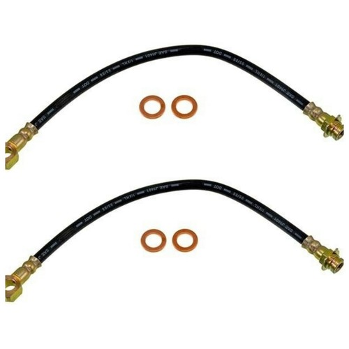 74-76 CAMARO Z28 RS FIREBIRD TA FRONT DISC BRAKE CALIPER HOSE LH RH SET ...