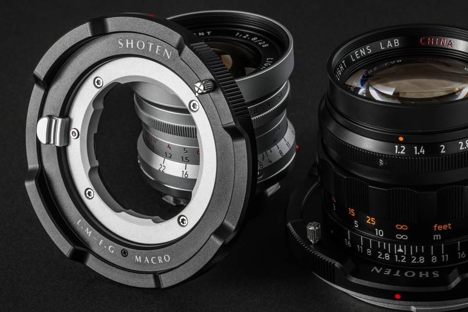 SHOTEN Leica M Lens to GFX Adapter w/ 3mm Helicoid for Fujifilm G Mount ...