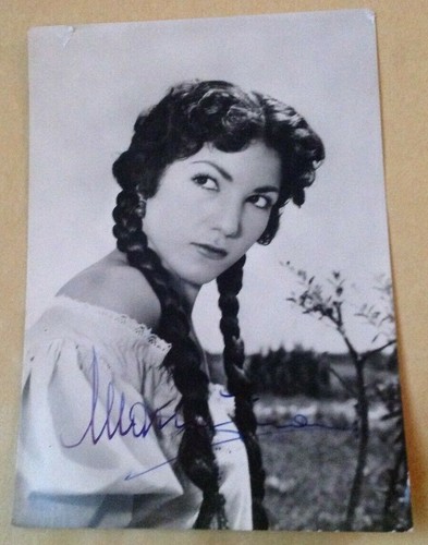 MARIA FIORE actress autographed postcard of the film "Graziella" | eBay