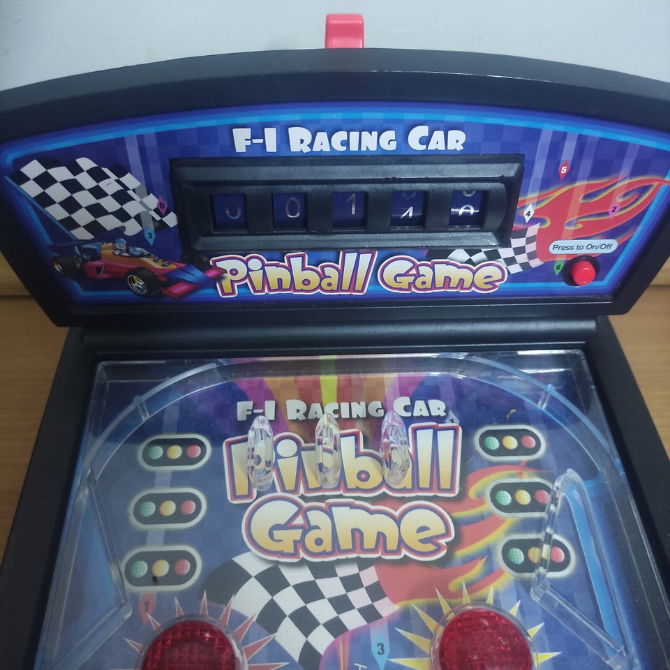 Pinball Machine Electronic lights Tabletop Pinball Game, 16.5 Inch ...
