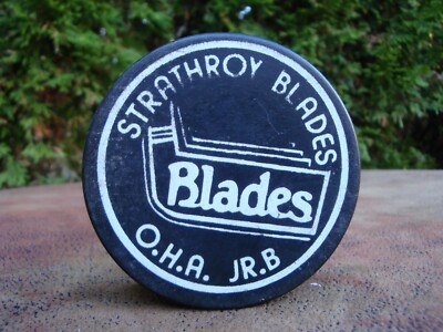 Strathroy Blades Western Junior B Hockey League Official Hockey Puck ...