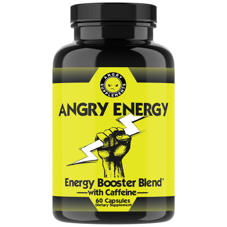 Angry Supplements Angry Energy Pills All Natural Weight Loss Booster w ...