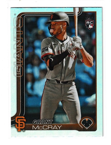 2025 Topps Rainbow Foil #213 Grant McCray San Francisco Giants RC | eBay
