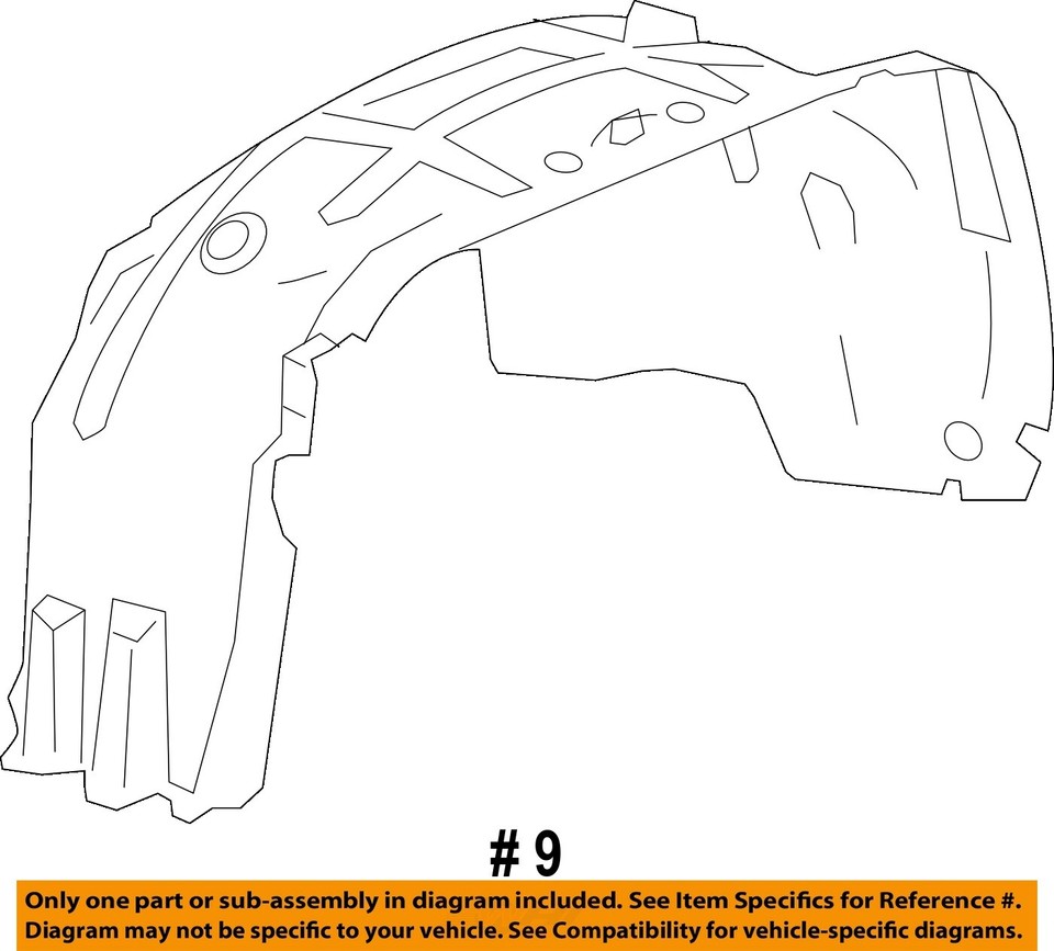 GM OEM 15-19 Silverado 2500 HD Fender Fender Components-Fender Liner ...