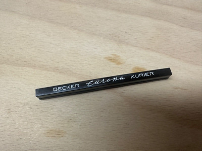 BECKER Autoradio Auto Radio Schriftzug "BECKER Europa KURIER", Mercedes ...