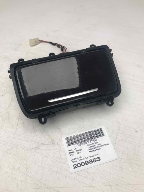 2011 BMW 535i Center Console Cup Drink Holder 51169206374 Wood Grain ...