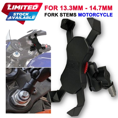 XShape Phone GPS Holder Fit Yamaha R1 R6 Motorcycle Fork Stems 13.3mm ...