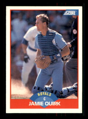 1989 Baseball 1989 Score Jamie Quirk Kansas City Royals #461 1 | eBay