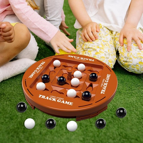 Chess Logic Game Portable Chess Track Board Game for Leisure Indoor ...