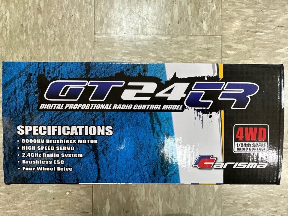 Carisma GT24TR 1/24th Scale Brushless 4WD RTR RC Micro Truggy CIS58168 ...