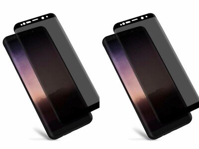 2x Privacy Screen Protector Anti-Spy Tempered Glass For Samsung S8 S9 ...