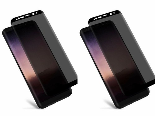 2x Privacy Screen Protector Anti-Spy Tempered Glass For Samsung S8 S9 ...