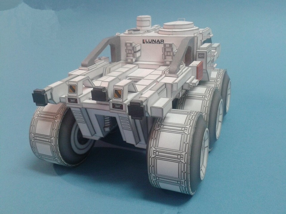 Film Moon Lunar Rover DIY Paper Model Kit | eBay