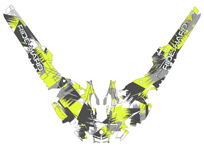 2017+ Ski Doo Gen 4 Sumit SKISHRED Graphic Kit Wrap Decals Stickers ...