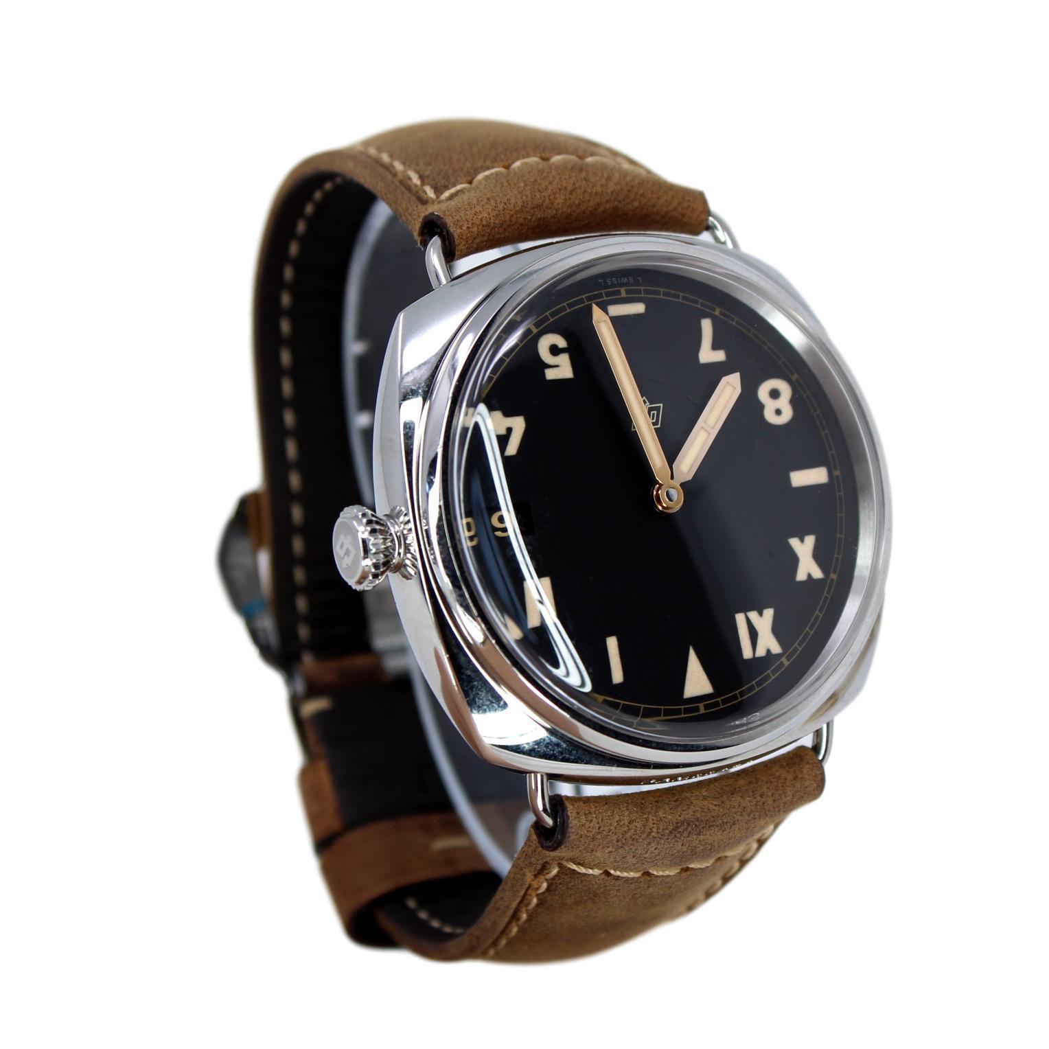 PANERAI Radiomir California 47mm Stainless Steel Black Dial Men's Watch ...