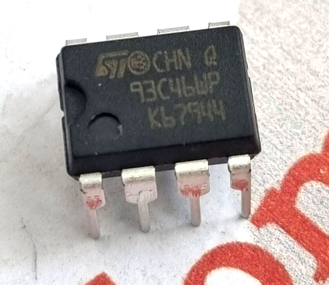 M93C46-WBN6P 93C46 / 93C46AN (M93C46WBN6P) 8 PIN DIP EEPROM 1K 2.5V | eBay