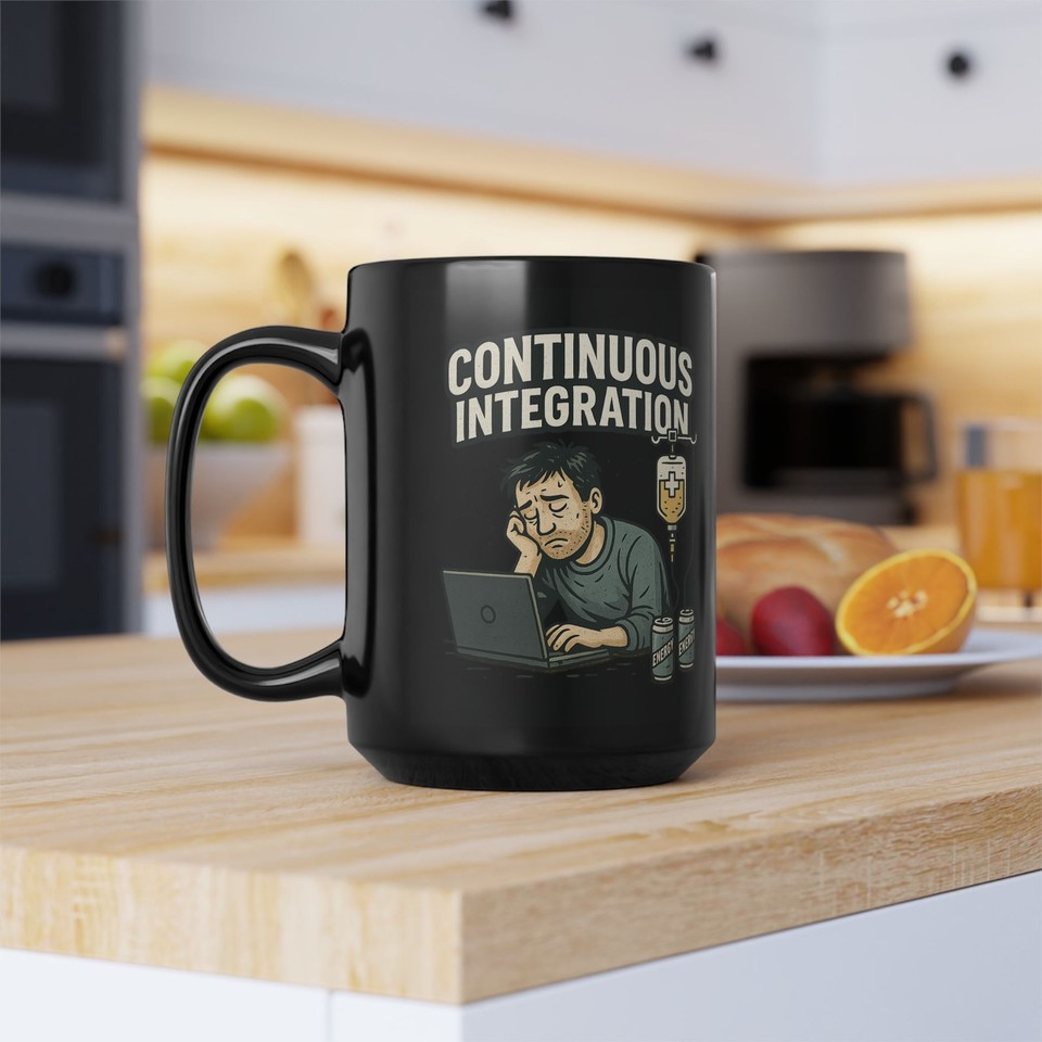 Continuous Integration Mug - Gift for Software Developer Programmer ...