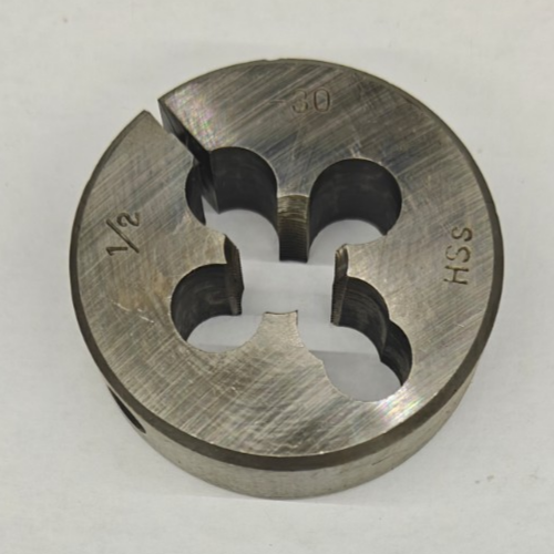 1/2"-30 Round Screw Adjusting Adjustable Die HSS 2" OD | eBay