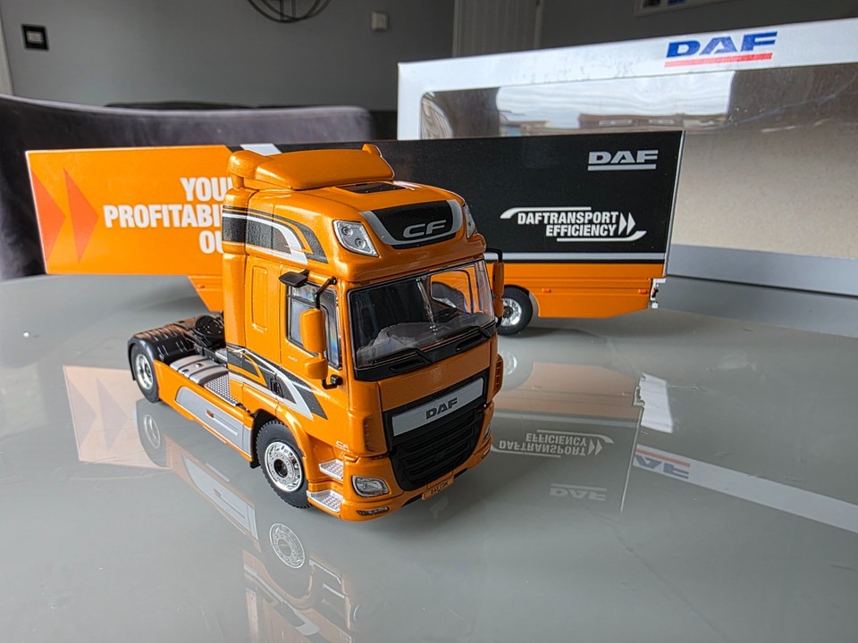 DAF CF and Box trailer DAF Trucks Livery ***1/50***MINT*** | eBay UK