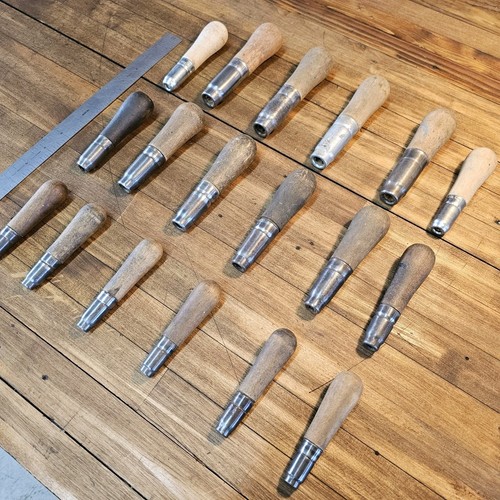 MACHINIST Tool Handles Files Rasps Chisels • LOT Of 18 Vintage Handles ...