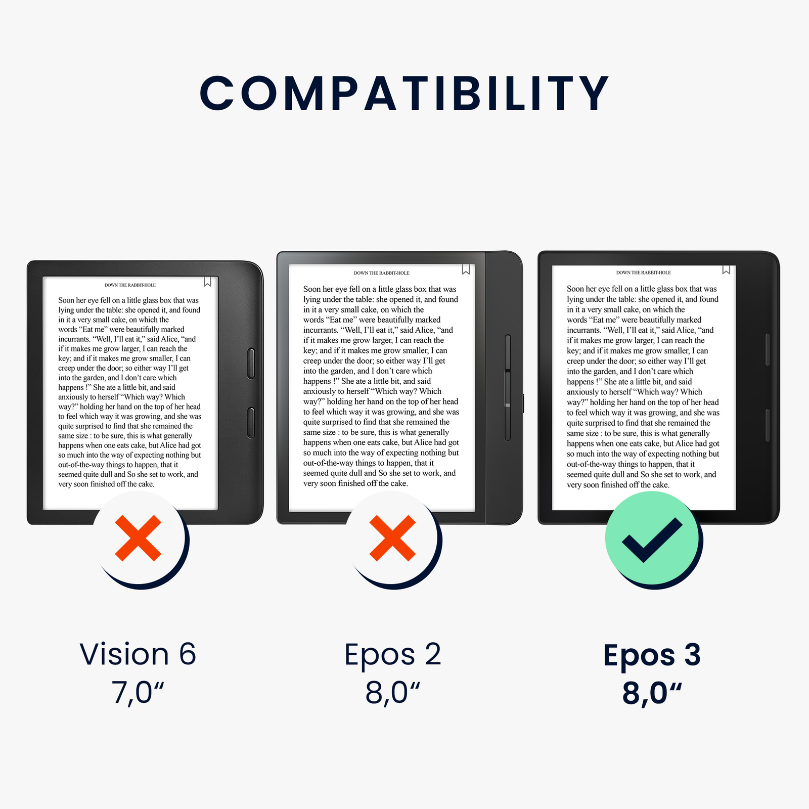 Hülle für Tolino Epos 3 eReader Klapphülle Cover e Reader Case ...