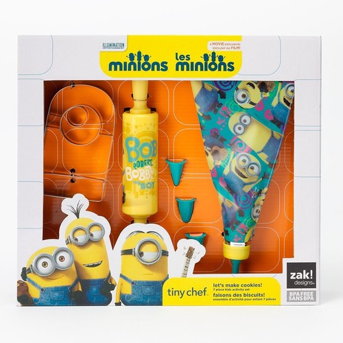 MIB Zak Designs Minions 7-pc. Kid's Tiny Chef Cookie Making Set | eBay