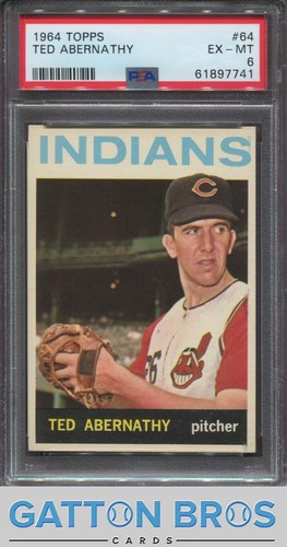 1964 Topps Ted Abernathy #64 PSA 6 EX | eBay
