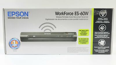 Epson WorkForce ES-60W Portable Document Scanner 10343945074 | eBay